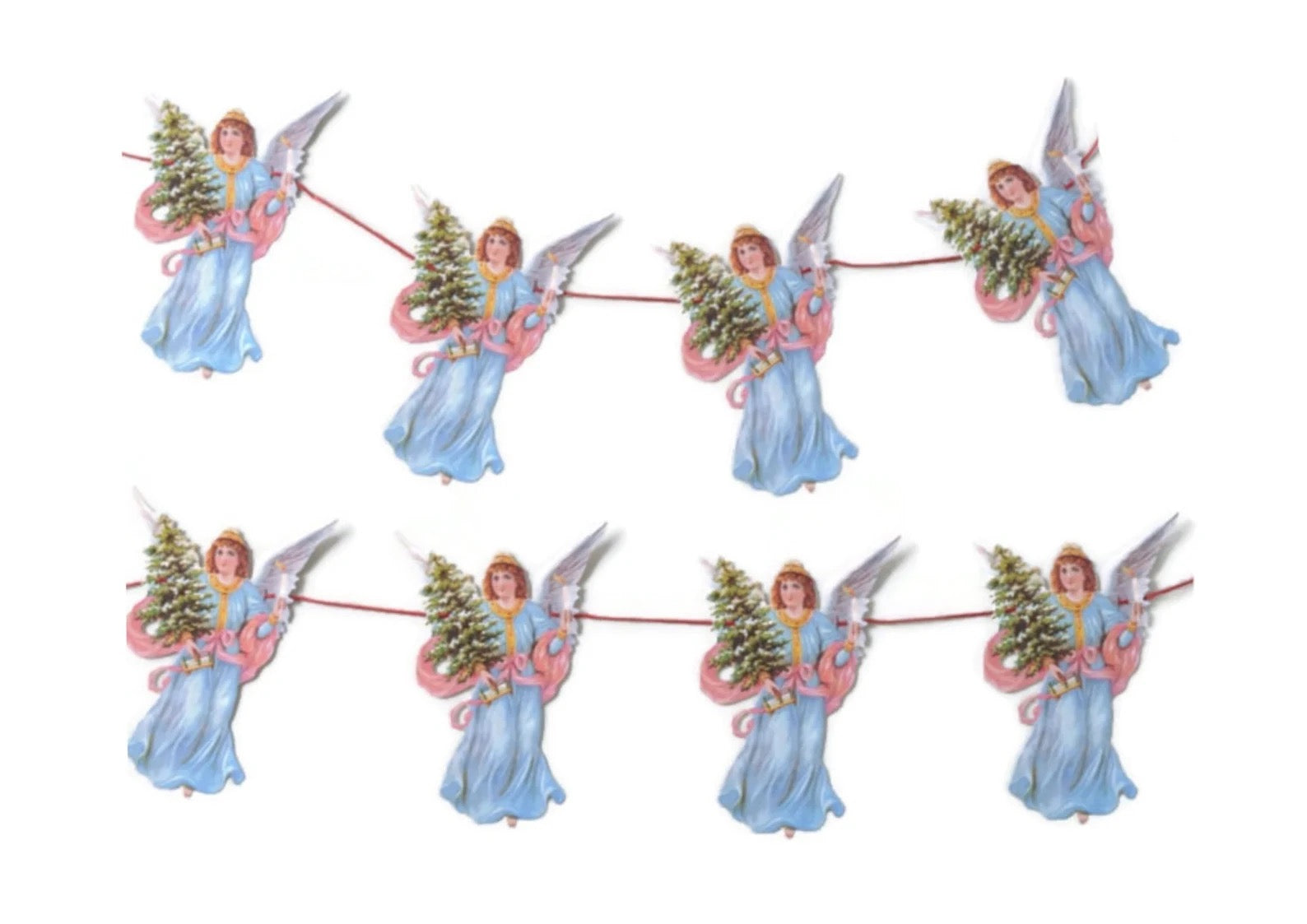 Christmas Angel Garland – Aprikose